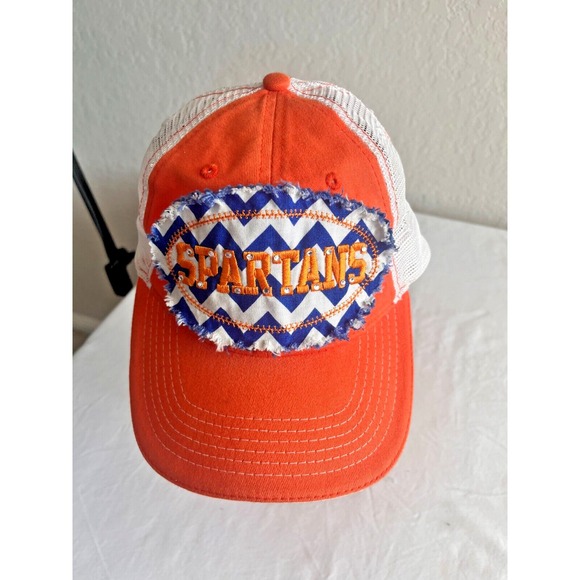 The Unbranded Brand | Accessories | Orange Spartans Chevron Hat Color ...